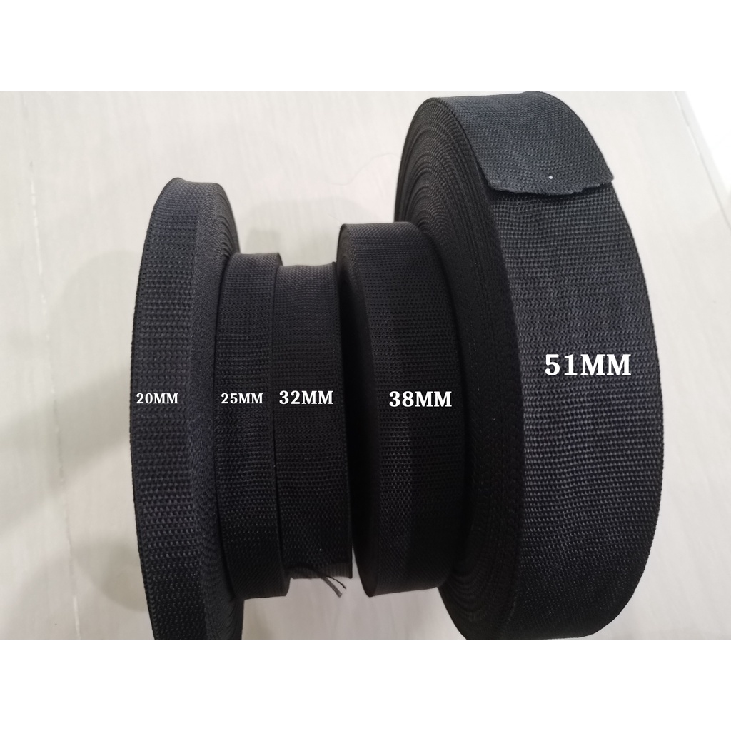 1 METER Tali Beg / Tebal PP Webbing Strap / PP Tape (Grade Nylon ...