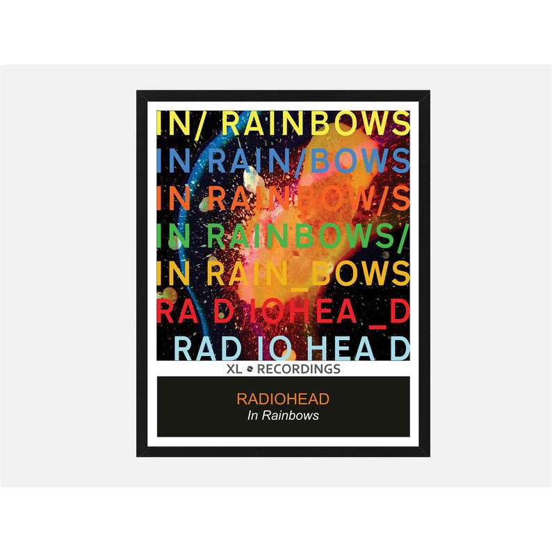 💥READY STOCK💥RADIOHEAD poster In Rainbows album cover canvas poster art ...