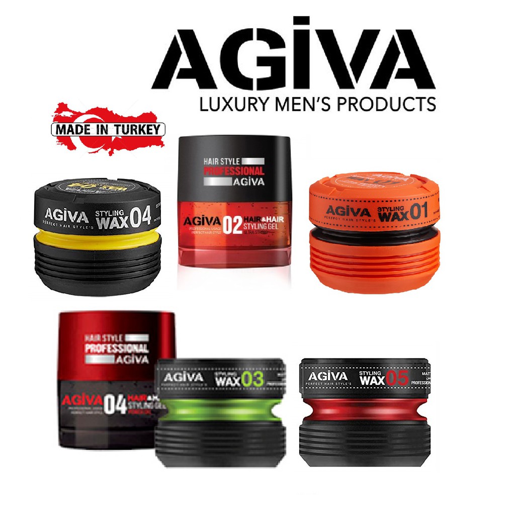 AGIVA HAIR PRODUCT POMADE WAX AND GEL | Shopee Malaysia