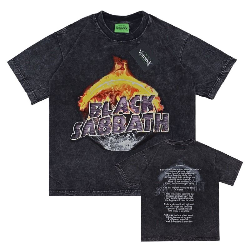 Oversize Balck Sabbath Washing Clothes High Quality | Shopee Malaysia