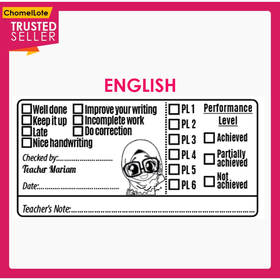 Cop PBD Guru, Cop Ulasan Arab, Cop Ulasan Guru Melayu, Cop Guru,Jawi ...