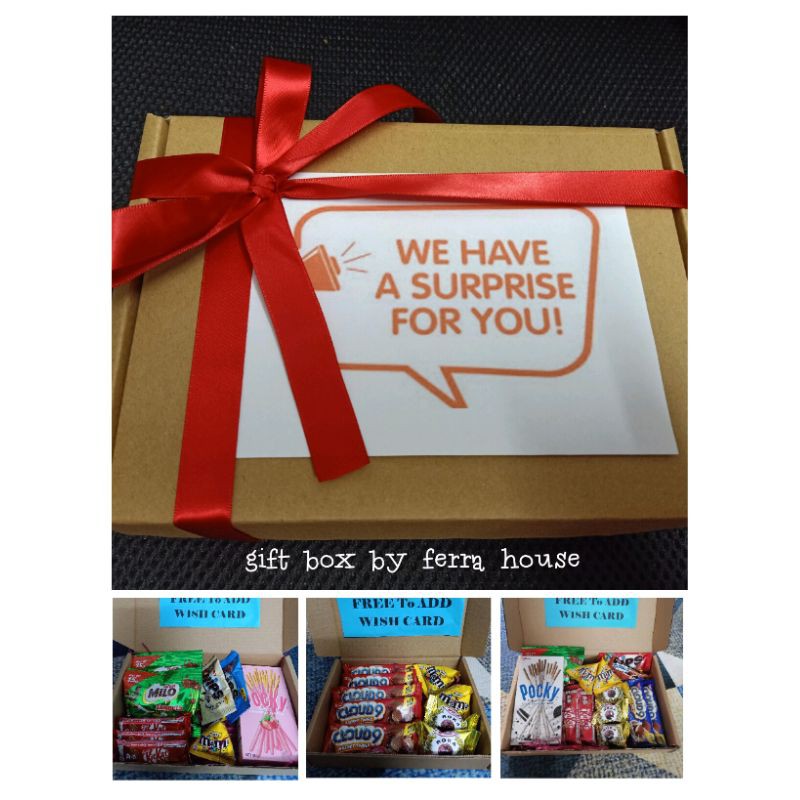 (READY STOCK) Gift Box / Surprise Box / Appreciation Box / Thank You ...