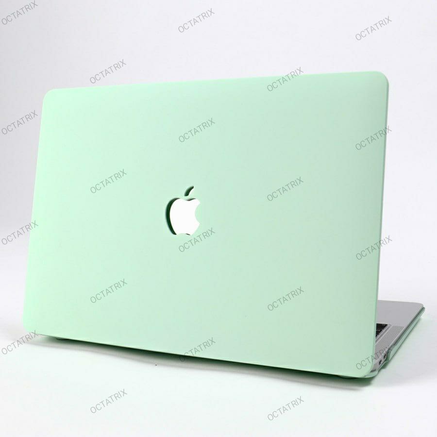 HIJAU Case Macbook Soft Pastel Green Air M1 Pro M1 Cover Macbook Green ...