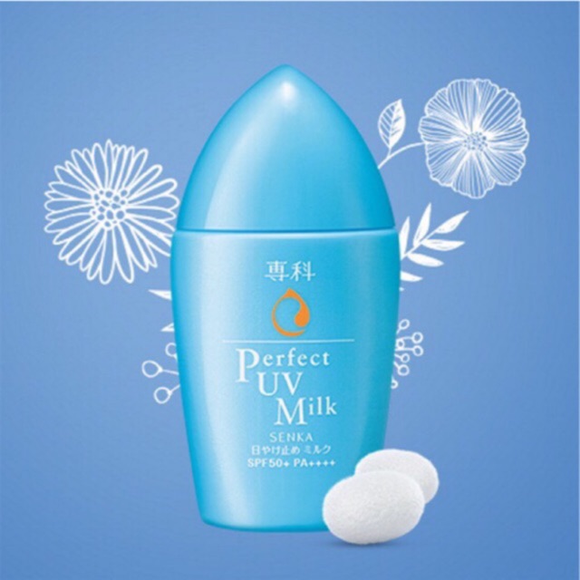 Senka Perfect UV Milk SPF50+ PA++++ 40ml | Shopee Malaysia