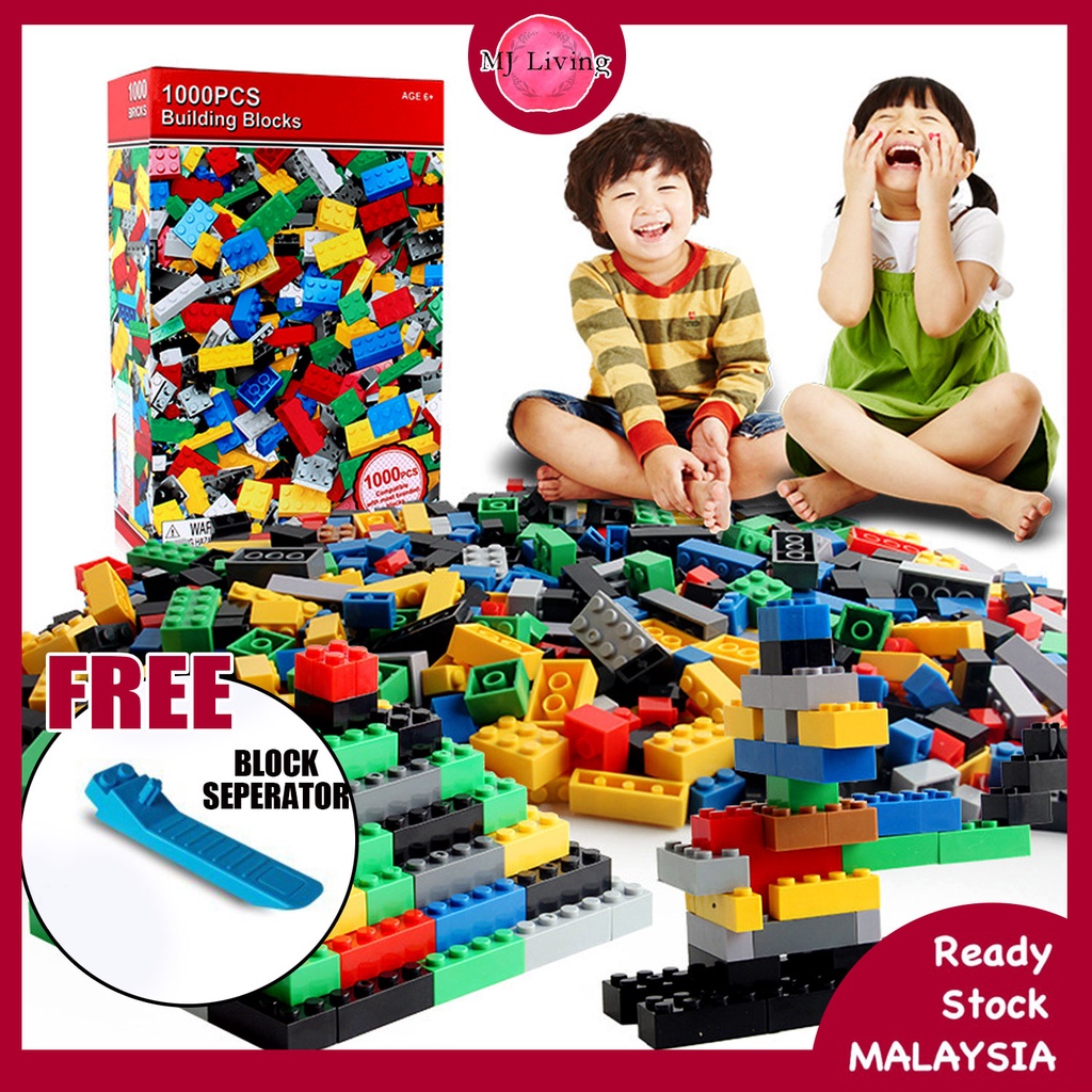 500PCS / 1000PCS Kid Children City Building Block Bricks Compatible ...