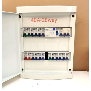 MAXGUARD Three Phase Full Set PVC DB Box Complete Set [2 Rows and 3 ...