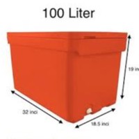 35L/50L/60L/75L/100L/130L/200L Cooler box/Ice box/Ice bucket/Tong ais ...