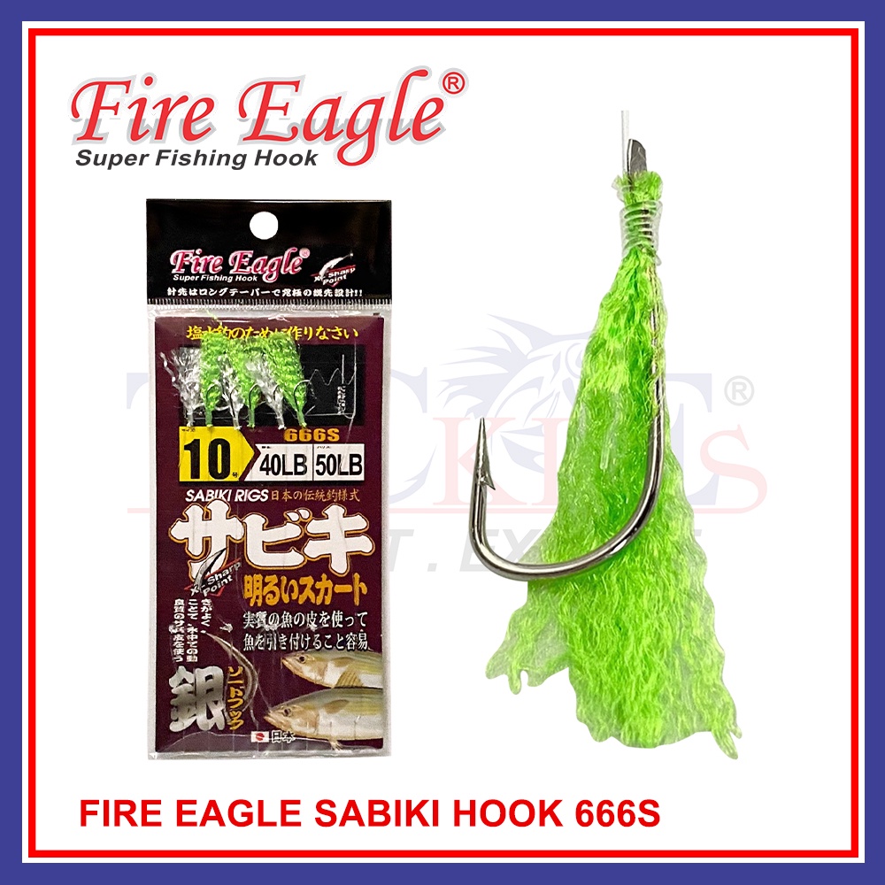 Fire Eagle Sabiki Hook 666S Fishing Hook Matakail Pancing | Shopee Malaysia