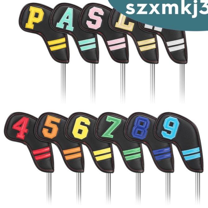 (In Stock)11pcs Golf Iron Headcover Set Wedge Club Headcovers With ...