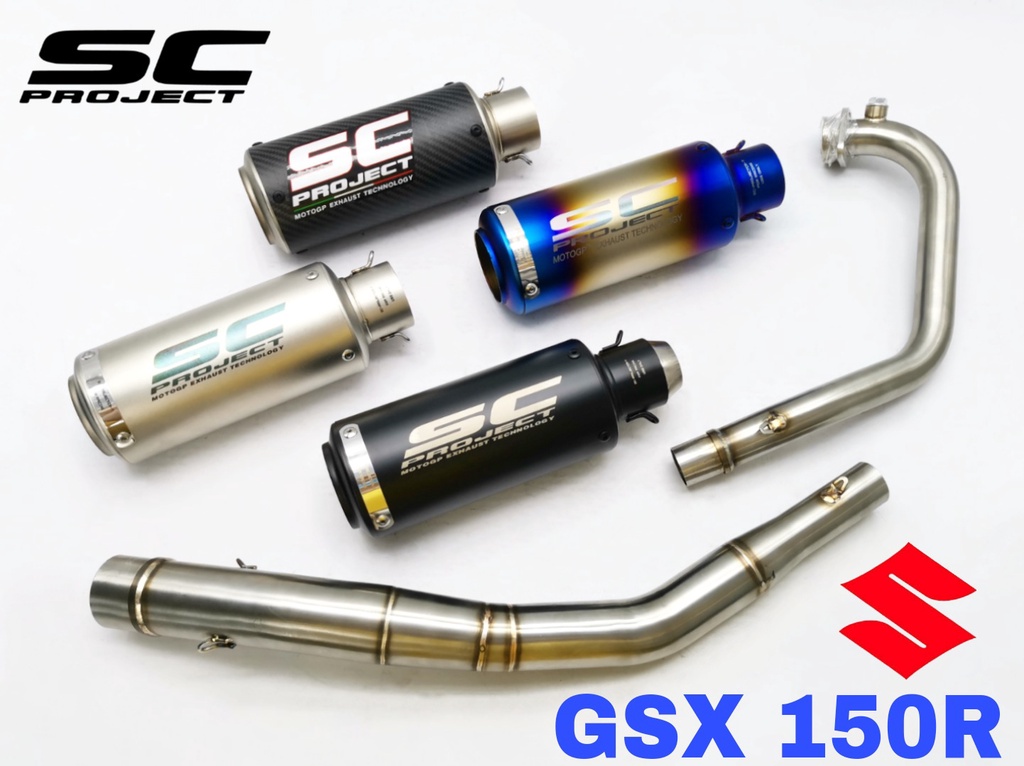 Exhaust SC Project GSX-R150 Suzuki System Tabung Muffler GSXR150 S150 ...
