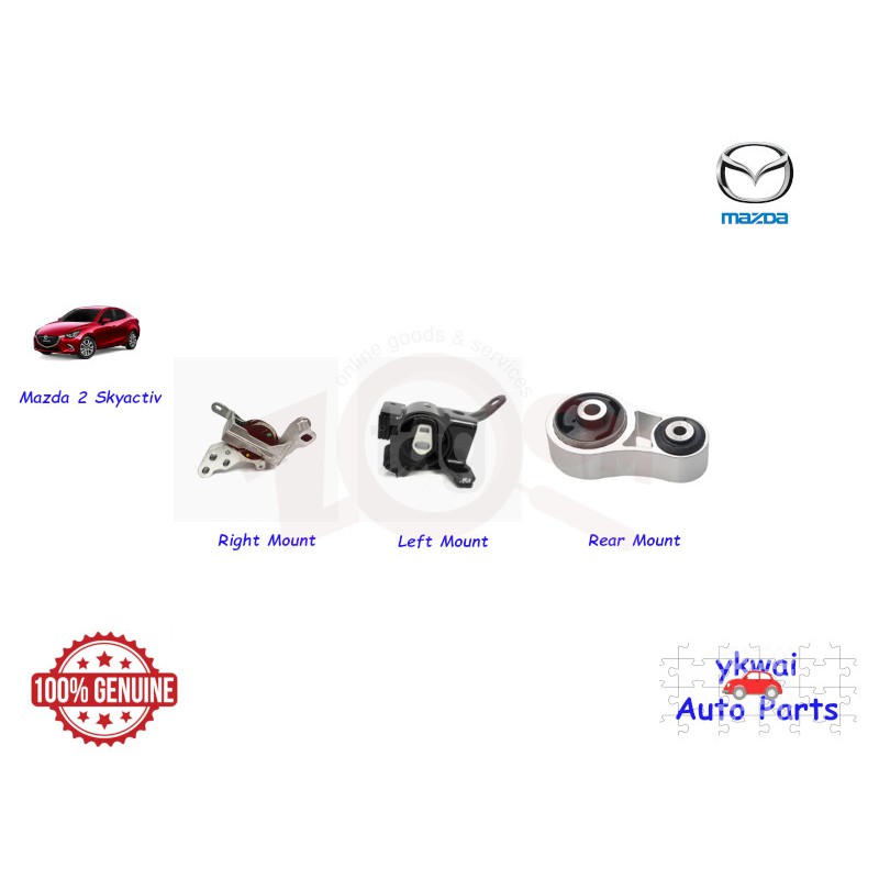 Genuine Mazda Engine Mounting for Mazda 2 DL/DJ (2014-2021) - DA6V-39 ...