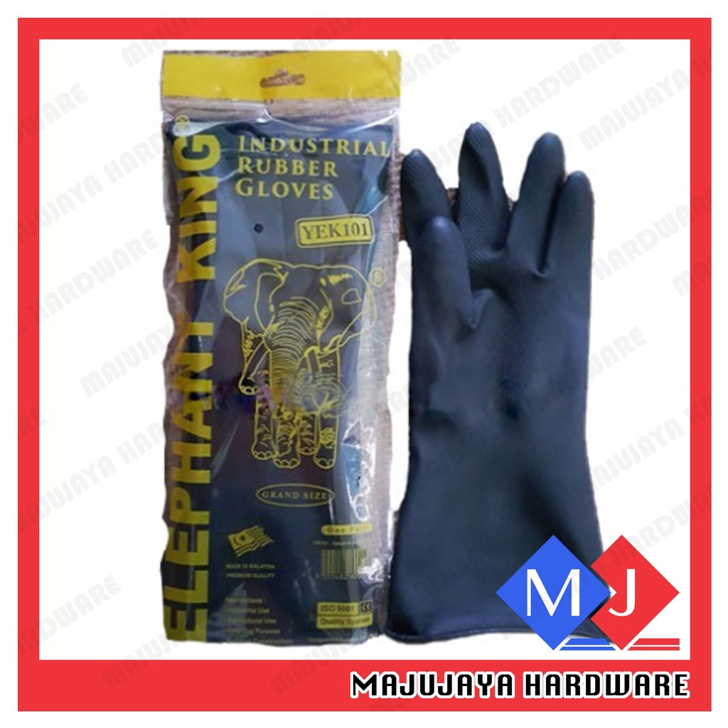 ELEPHANT KING 1 PAIR Heavy Duty Rubber Protective Industrial Rubber ...