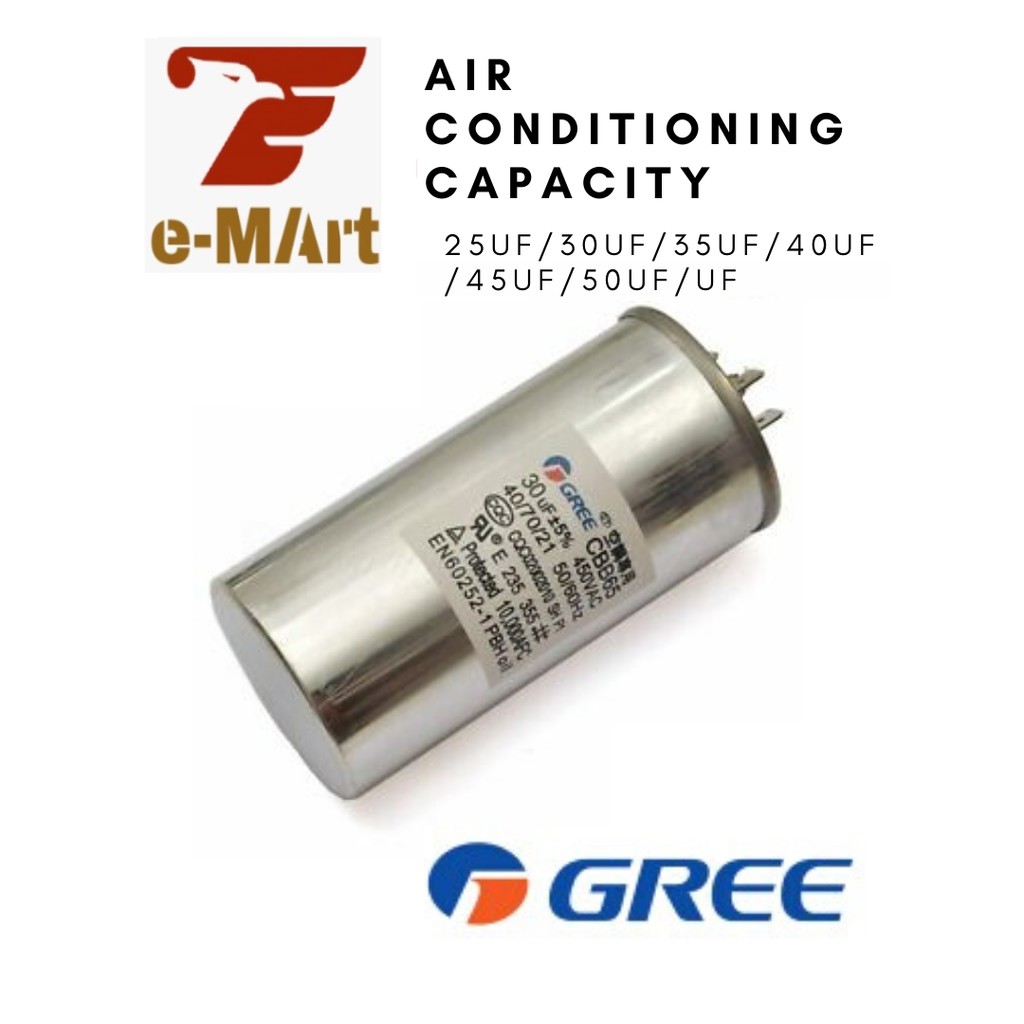 💥GREE Air-Conditioner Capacitor ( 30uF/45uF/60uF) 💥 [ READY STOCK ...