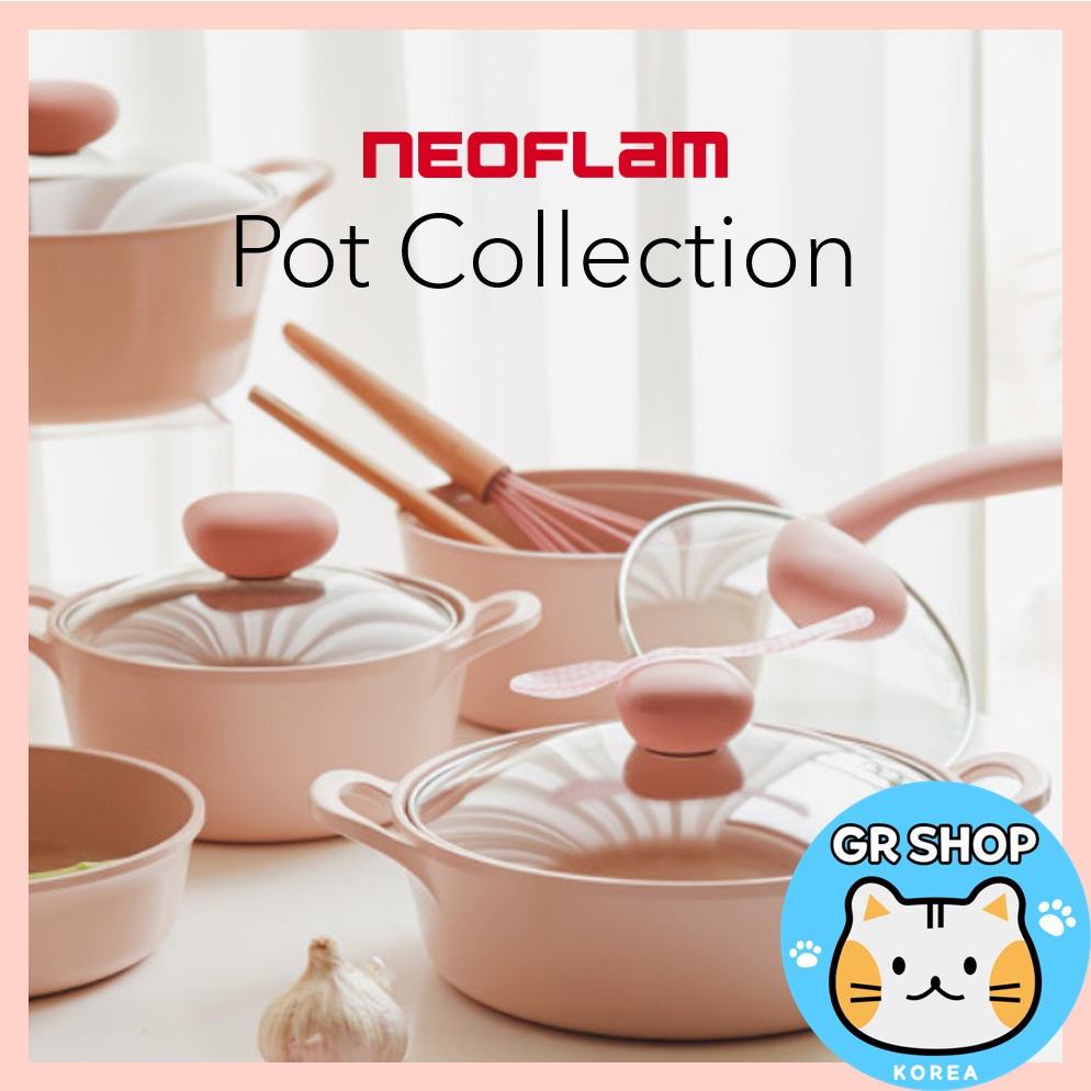 [Neoflam] Sherbet Pot Ceramic Coating Wok Pot Frying pan Collection ...