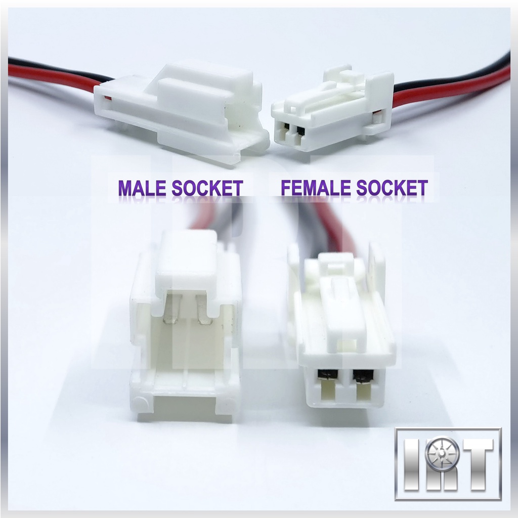 2 Pin Rear Bonnet Connector Socket Saga VVT Proton Soket Kereta Engine ...