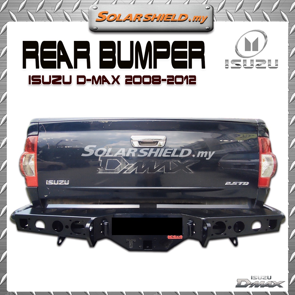 Isuzu D-Max Dmax 2008-2012 Rear Bumper 4X4 Bumper 4X4 Rear Bull Bar 4X4 ...