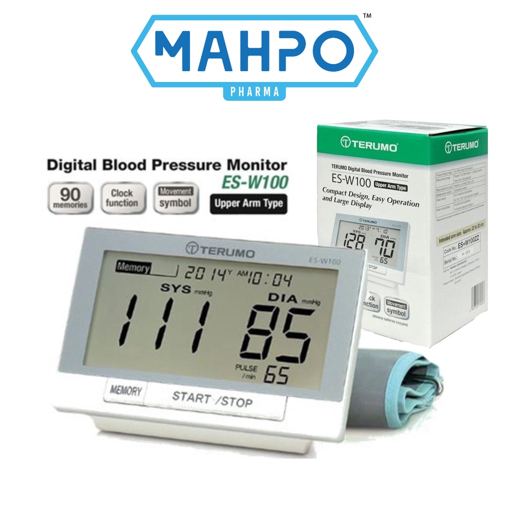 TERUMO DIGITAL BLOOD PRESSURE MONITOR ES-W100 | Shopee Malaysia