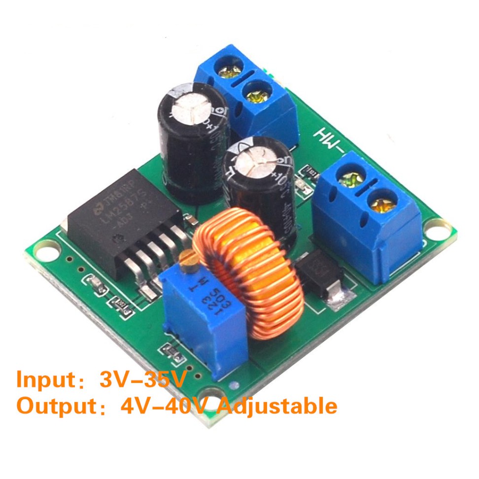 LM2587 DC-DC 3V-35V To 4V-40V Step Up Power Module Boost Converter 12v 24v Converter 12v to 5v ...