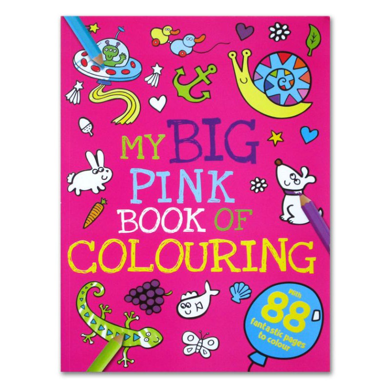 My Big Pink Book Of Coloring | Shopee Malaysia