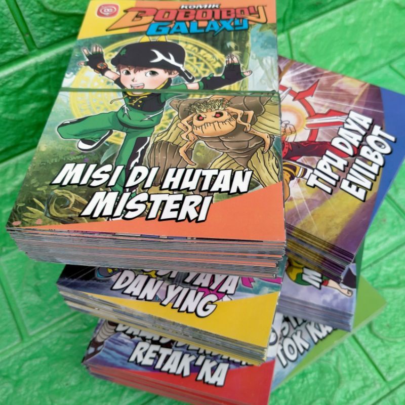 Packages Of 10 And 18 Boboiboy Story Books Old And New Versions Full ...