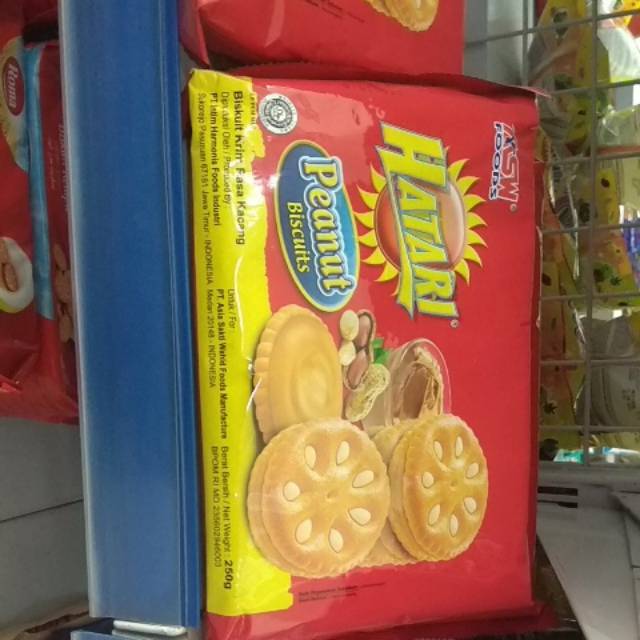 Hatari peanut biscuit 250gr Other Flavor pinaple Vanilla | Shopee Malaysia