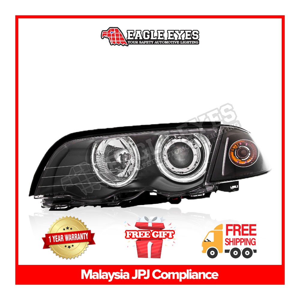 BMW 3 SERIES E46 1998-2001 PROJECTOR LED LO BEAM HEADLAMP (4-DOOR ...