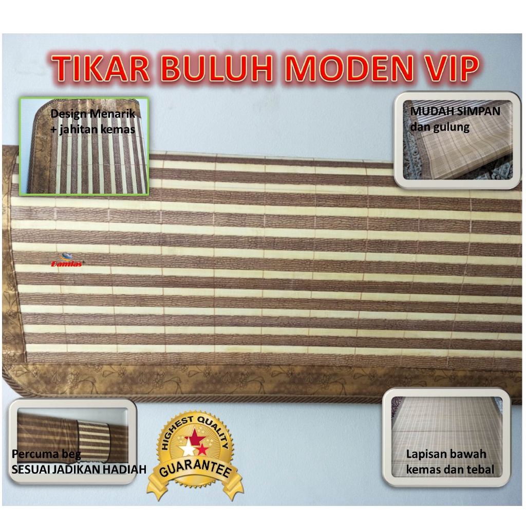 Tikar Buluh moden Karpet VIP XL karpet lantai mudah dilap | Shopee Malaysia