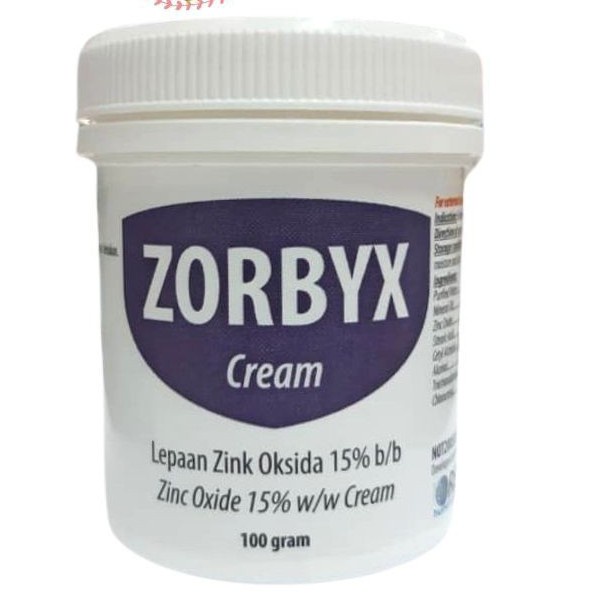 Zinc Oxide 15% Zorbyx Diaper Rash Bed Sores cream 100gm | Shopee Malaysia