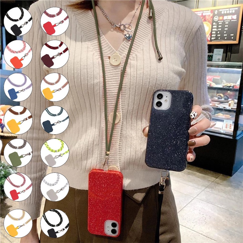 Universal Phone Lanyard Joint Adjustable Detachable Neck Lanyard Strap ...