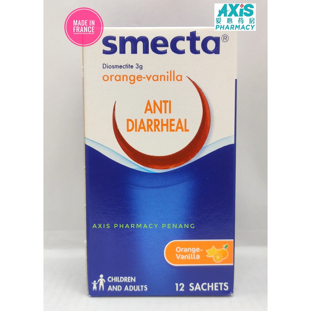 Smecta Anti Diarrheals 12 Sachets (Exp:02/2026) for CHILDREN AND ADULTS ...