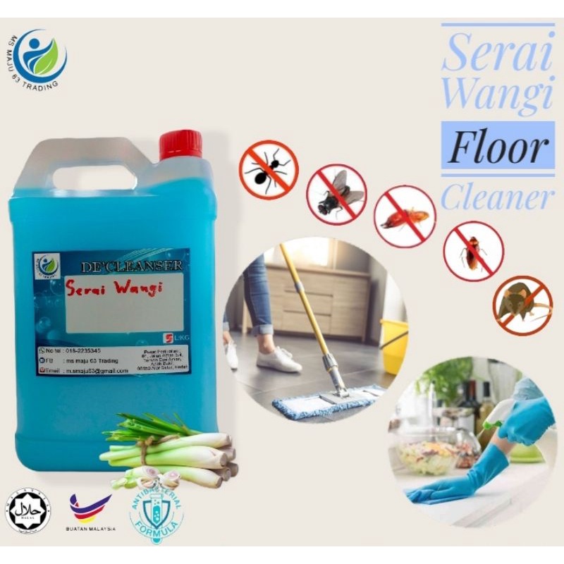 De'Cleanser Serai Wangi Floor Cleaner / Penghalau serangga perosak ...