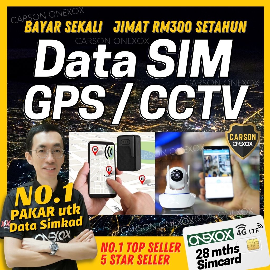 ONEXOX CCTV Data Simcard for CCTV Solar, Alarm, CCTV Wireless Outdoor ...