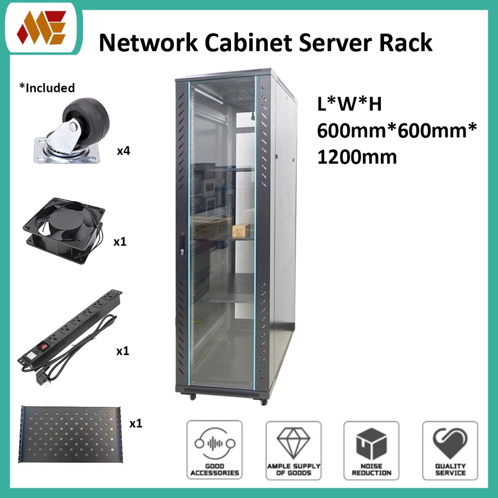 Network Cabinet Server Rack 19 inch 24U soundproof fireproof/Network ...