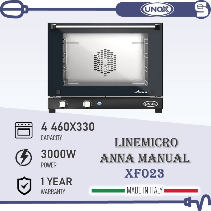 UNOX LineMicro Anna XF023 Professional Compact Electric Convection Oven ...