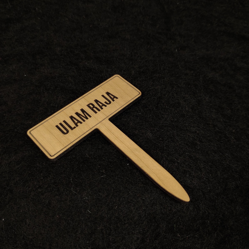 Label Pokok Kayu /Plant Tag/Plant Label/Penanda Pokok/Plant Tag / Plant ...