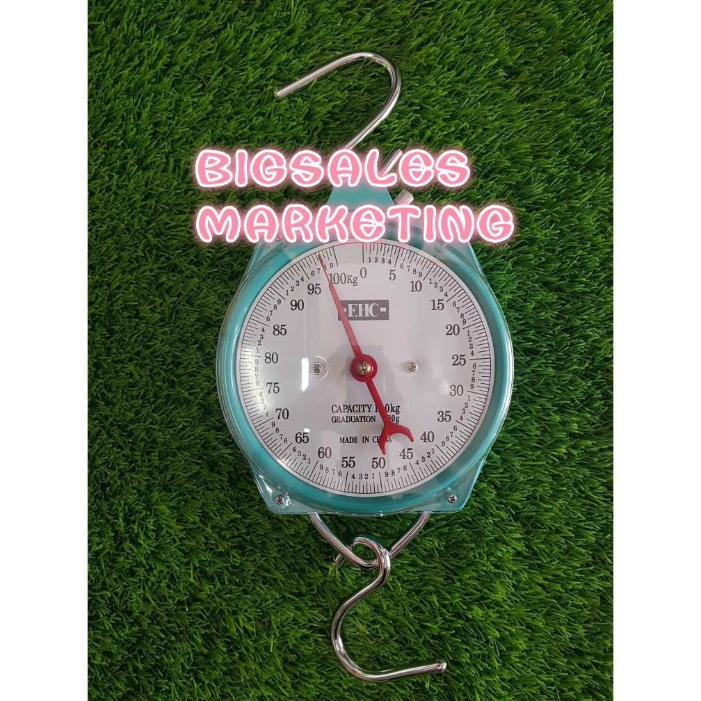 penimbang digital kitchen scale!timbangan! 100KG EHC Hanging Scale ...
