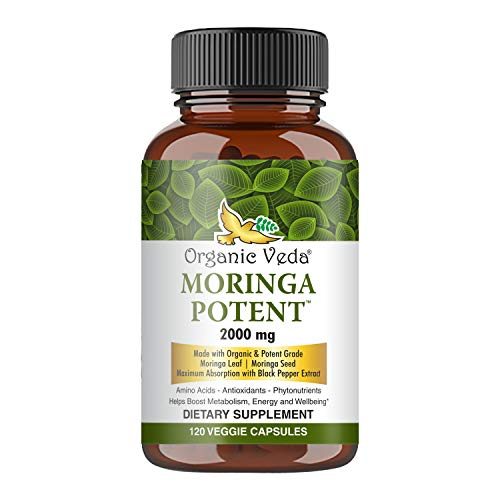 Organic Veda Moringa Potent Capsules 120 Veggie, FROM USA | Shopee Malaysia