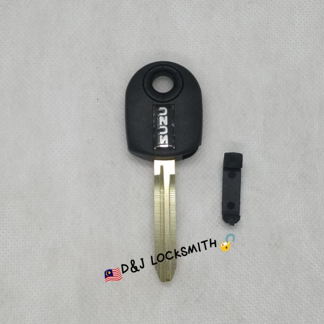 Isuzu Transponder Key Shell D-max Immo Immobilizer Slot Chip Case ...