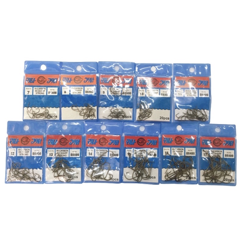 SEAHAWK DX400 ORIGINAL PRAWN FISH HOOKS MADE IN KOREA (MATA KAIL ...