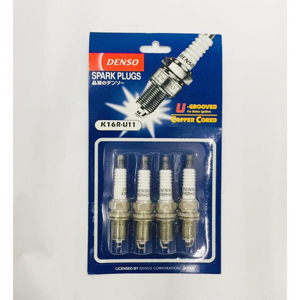 Denso Spark Plug K16R-U11 (For car Vios, Kelisa, Kenari, Myvi) | Shopee ...