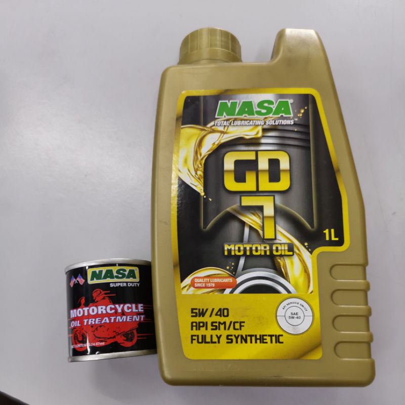 nasa fully synthetic 5w40 and stp oil1set | Shopee Malaysia