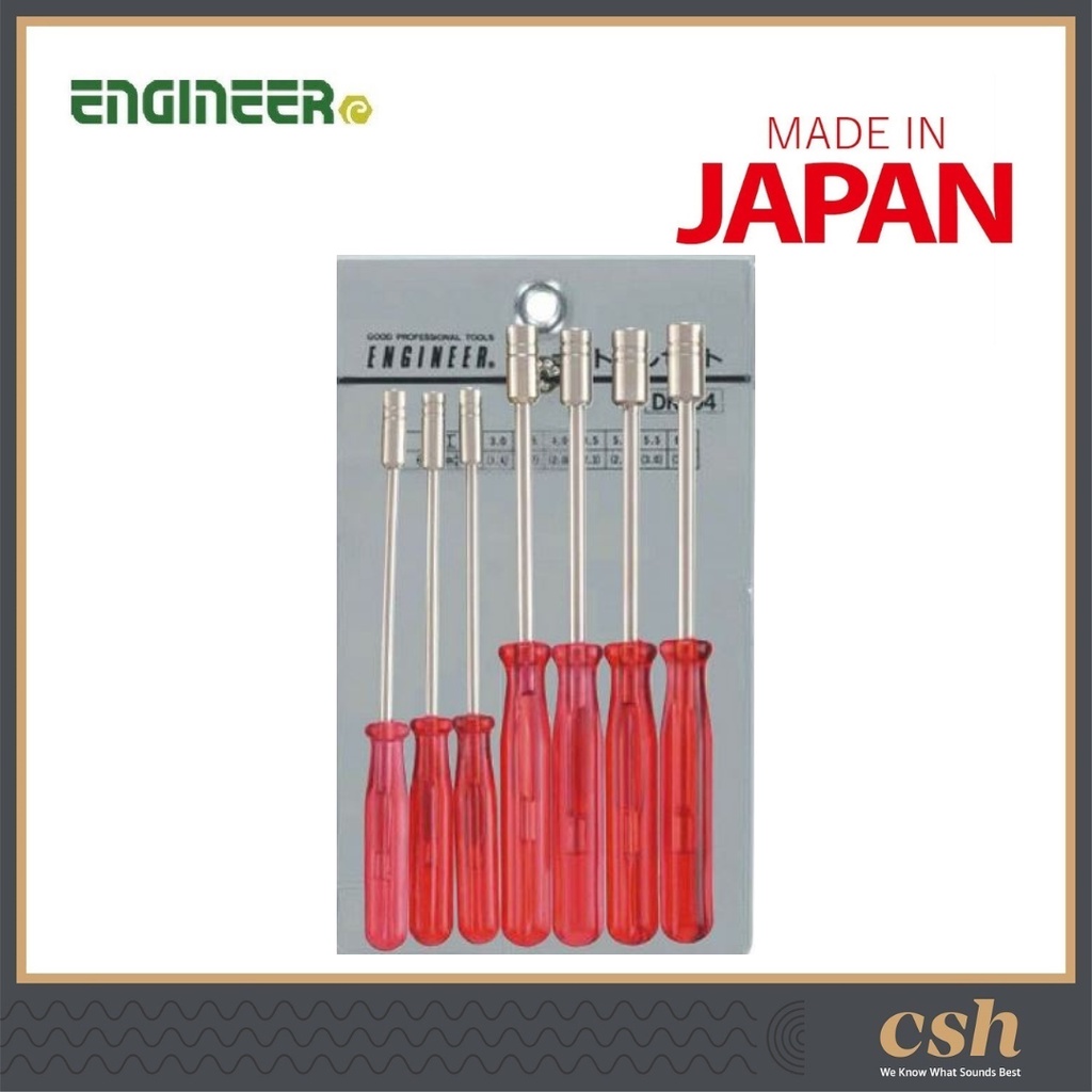 ENGINEER DK-04 Mini Nut Driver Set (Made In Japan) | Shopee Malaysia