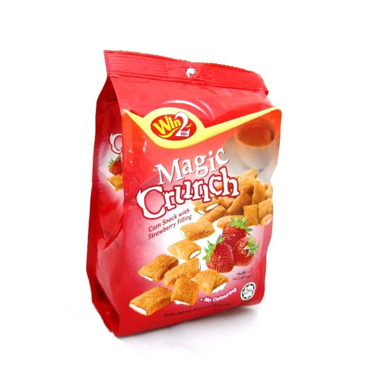 Win2 60g Magic Crunch Corn Snack - Strawberry (301) | Shopee Malaysia