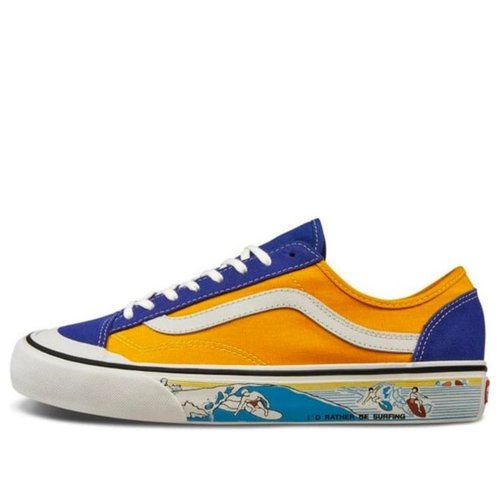 Vans STYLE 36 DECON SF SALT WASH BLUE CADMIUM YELLOW ORIGINAL | Shopee ...