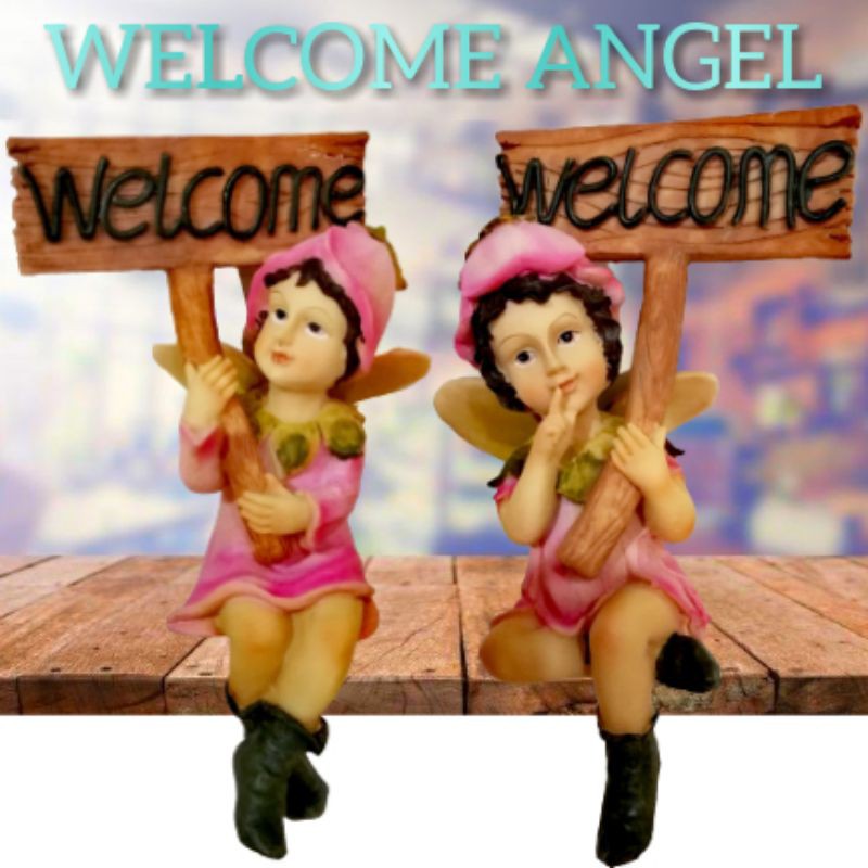 WELCOME Angel Home Decorations🔥READY STOCK🔥 | Shopee Malaysia