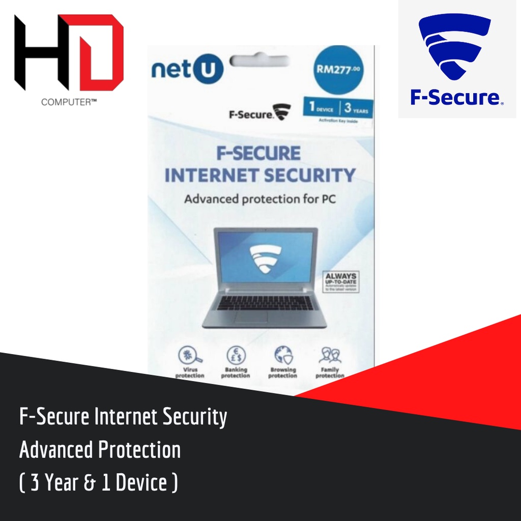 F-Secure Internet Security - 1 Device / 3 Year | Shopee Malaysia