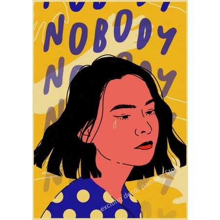 Singer Mitski Posters Be The Cowboy Retro Kraft Paper Vintage Room Home Bar Cafe Decor Gift ...