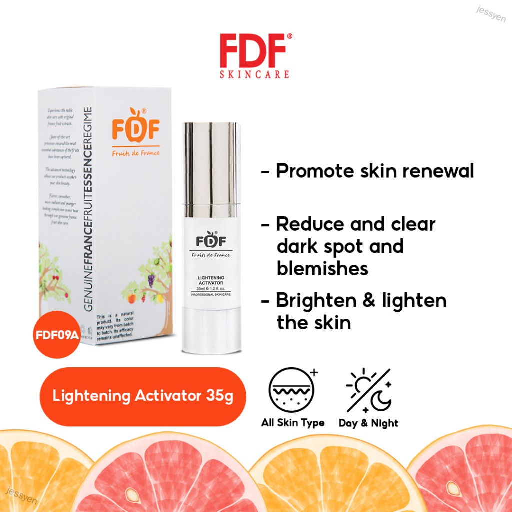 jessyen Fdf Skincare Lightening Activator Xe2x80xa2 35ml With Free ...