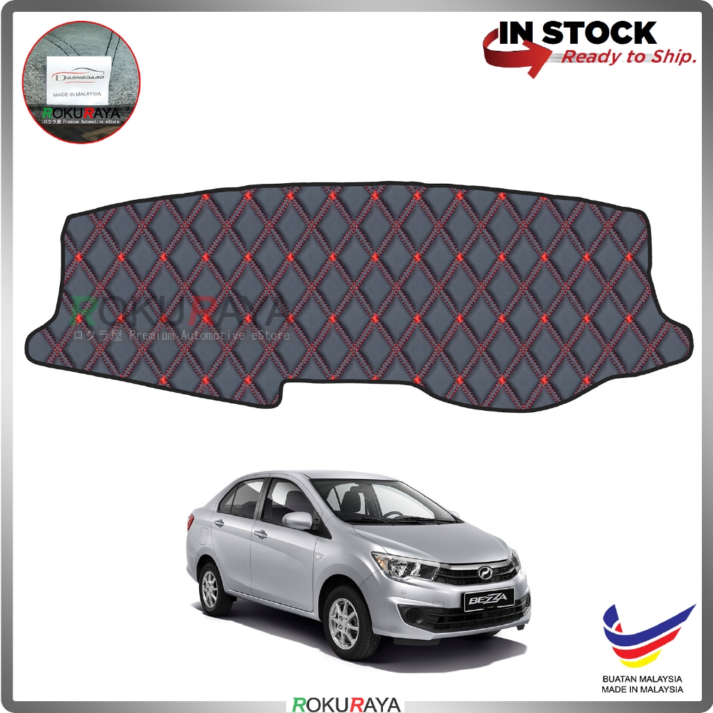 Perodua Bezza RR Malaysia Custom Fit Dashboard Cover (RED LINE ...