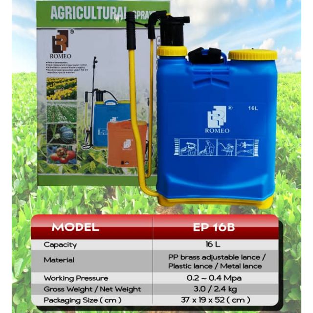 16L Romeo manual pump racun/ agriculture manual pump | Shopee Malaysia
